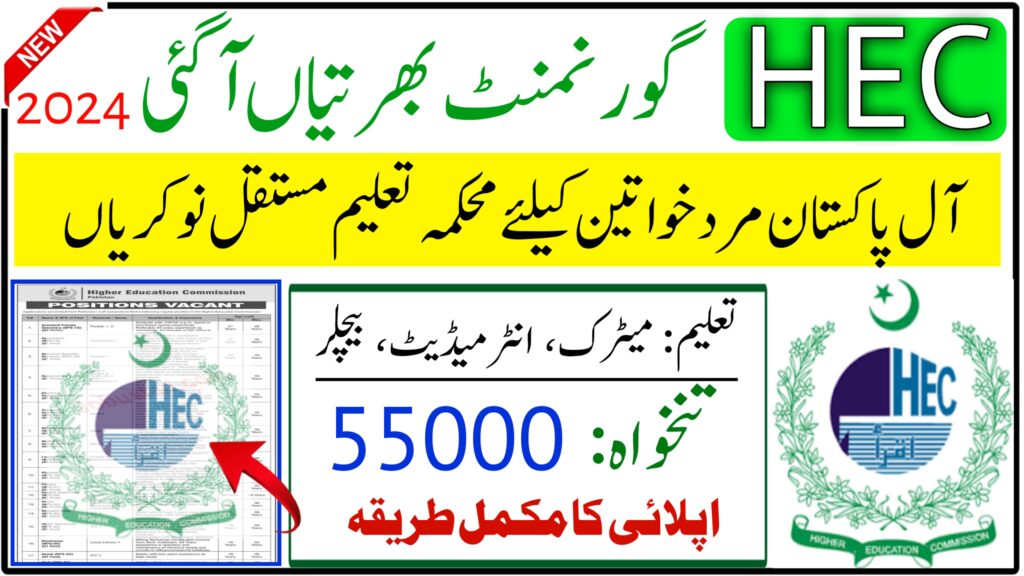 Latest Govt HEC Jobs March 2024| Higher Education Commission - Pakistan ...